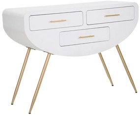 Designová konzole Raghnall 110 cm bílá