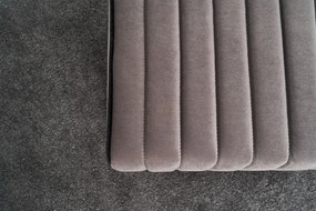 Atelier del Sofa Taburet Mona Puf - Grey, Šedá