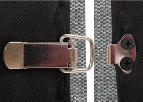 Modulární 4místná rozkládací pohovka Lyon, látka/textil ~ šedá