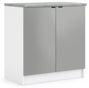 Kuchyňská skříňka spodní 80 cm - LAM D80 2D - Dvířka LETTY
