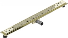 Mexen Flat M12 nerezový sprchový žlab 100 cm, zlatá, 1521100-15