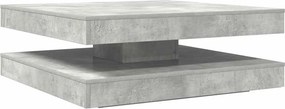 Konferenční stolek otočný o 360º betonově šedý 90x90x34,5 cm 3321354