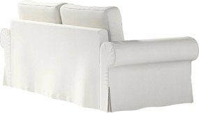 Potah na pohovku IKEA Backabro,  3-místná, rozkládací barva šedá látka lesklé, pletený vzor, sametová