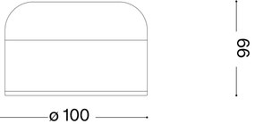Ideal Lux- LED Stm dotyková stolní lampa MIGNON LED/5W/5V pr. 10 cm CRI 90 chrom