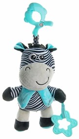 Edukační hrající plyšová hračka s klipem Baby Mix zebra Multicolor