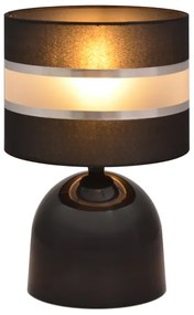 Stolní lampa HELEN 1xE27/15W/230V černá/stříbrná