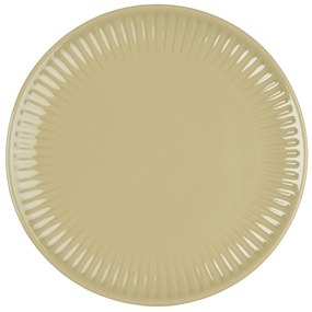 IB LAURSEN Dezertní talíř Mynte Wheat Straw 19,5 cm, žlutá barva, béžová barva, keramika