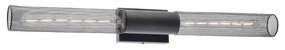 ACA DECOR Nástěnné svítidlo ALCATRAZ max. 2x60W/E27/230V/IP20, černé
