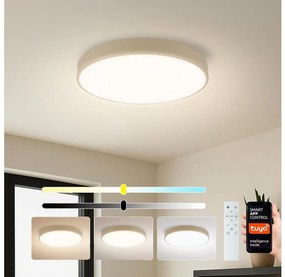 Brilagi - LED Stm. svít. POOL SMART LED/48W/230V pr. 40 cm Wi-Fi Tuya béžová +DO BRI332