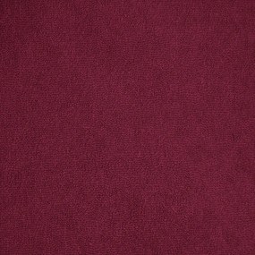 SCANquilt napínací prostěradlo FROTÉ PLUS vínová 90 x 200 cm