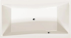 Polysan Quest obdélníková vana 180 x 100 x 49 cm akrylát ivory béžová 78511.40
