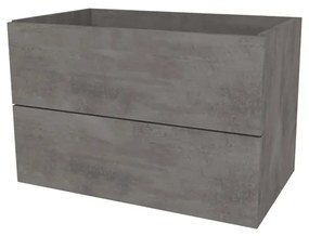 Mereo Aira, koupelnová skříňka 81 cm, Multidecor, Beton tmavě šedý CN791SBET2