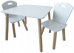 Bestent Dětský stůl a 2 židle bílý