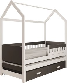 ADRK Furniture Postel Domek Jaspis s matrací CH-JAS-WA-200-M