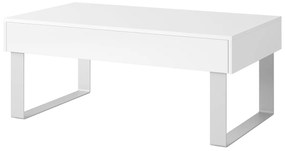 Konferenční stolek Calabria VS (bílá matná + lesk bílý). 1051528