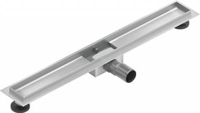 Mexen Flat nerezový sprchový žlab 70 cm - tělo žlabu bez krytu, 1015070