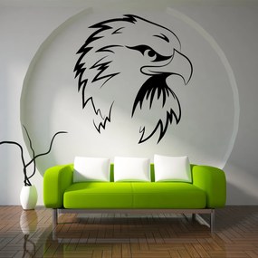 Samolepka na zeď - Hlava orla (54x60 cm) - PopyDesign