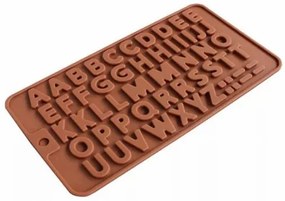 Silikonová forma na čokoládu - písmenka