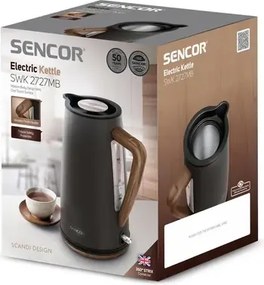 SENCOR SWK 2727MB šedá / Rychlovarná konvice / 2200W / 1.7L
