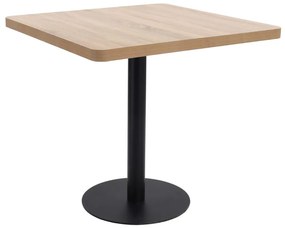 Bistro stolek světle hnědý 80 x 80 cm MDF 286433