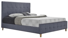 Manželská postel, šedá, 160x200, Tempo Kondela BALDER NEW