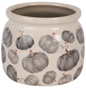 Keramický květináč s dýněmi Country Style Pumpkin M - Ø 16*13 cm