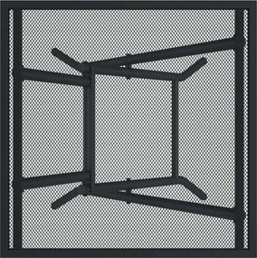 vidaXL Skládací zahradní stůl antracitový 50x50x72 cm ocelové pletivo [362748]