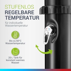 Juskys Solární zahradní sprcha Victoria Velikost: 20 L