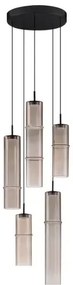Designový lustr Sano 5 Smoky