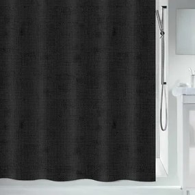 Spirella GEORGES sprchový závěs 180 x 200 cm černý / polyester
