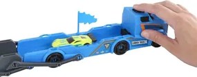 Auto tahač s vystřelovací dráhou / Herní set / 2 autíčka + doplňky / o