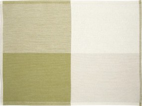 Podložka do sauny Saaristo 46x60, len-zeleno-bílá