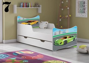 Plastiko Dětská postel se šuplíky Auto - 7 - 140x70