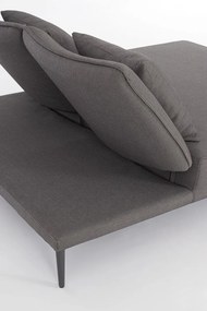 BIZZOTTO Dvoumístné zahradní lehátko VIPER antracit 0663623