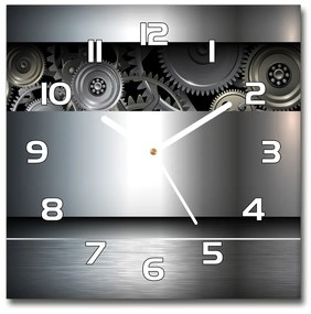 Wallmuralia Skleněné hodiny čtverec Pastorek abstrakce 30x30 cm