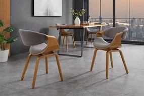 Designová jídelní židle Taariq šedá