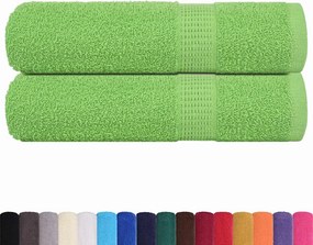Ručníky FROGN 2 ks jablečně zelené 50x100 cm 360 g/m² 137022