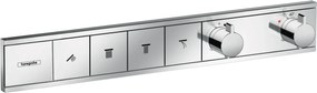 Hansgrohe RainSelect, baterie pod omítku na 4 spotřebiče, chromová, 15382000