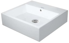 Duravit Vero Air - Umyvadlo 50x47 cm, s přepadem, bez otvoru pro baterii, WonderGliss, bílá 23505000601