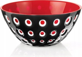 Guzzini Le Murrine Miska 25 cm Černo červená