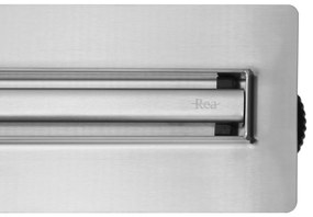 Odtokový žlab REA NEOX SLIM PRO 100 cm, broušený nikl