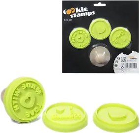 VOGADGETS Razítka na sušenky / Doplněk do dětské kuchyňky / 3 ks / sil