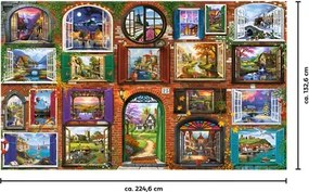 TREFL Puzzle Premium Plus Quality Okna čtyř ročních období / 10000 díl