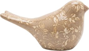 Dekorace keramický ptáček Vintage Charm L - 21*9*12 cm