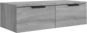 Nástěnné skříňky 2 ks šedé sonoma 68x30x20 cm kompozitní dřevo 3115898