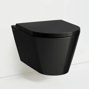 Laufen Kartell WC sedátko odnímatelné, černá lesklá H8913320200001
