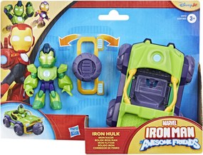 Hasbro marvel iron man and his awesome friends iron hulk vozidlo a figurka