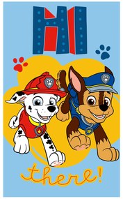 DĚTSKÝ BAVLNĚNÝ RUČNÍK PAW PATROL 30X50 CM VZOROVANÝ