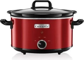 Crockpot SCV400RD červená / Pomalý hrnec / 3,5 l / 210 W / keramická n