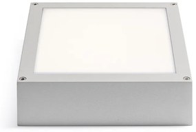 RENDL R10552 SCOTT LED venkovní světlo, stropní IP54 stříbrnošedá
